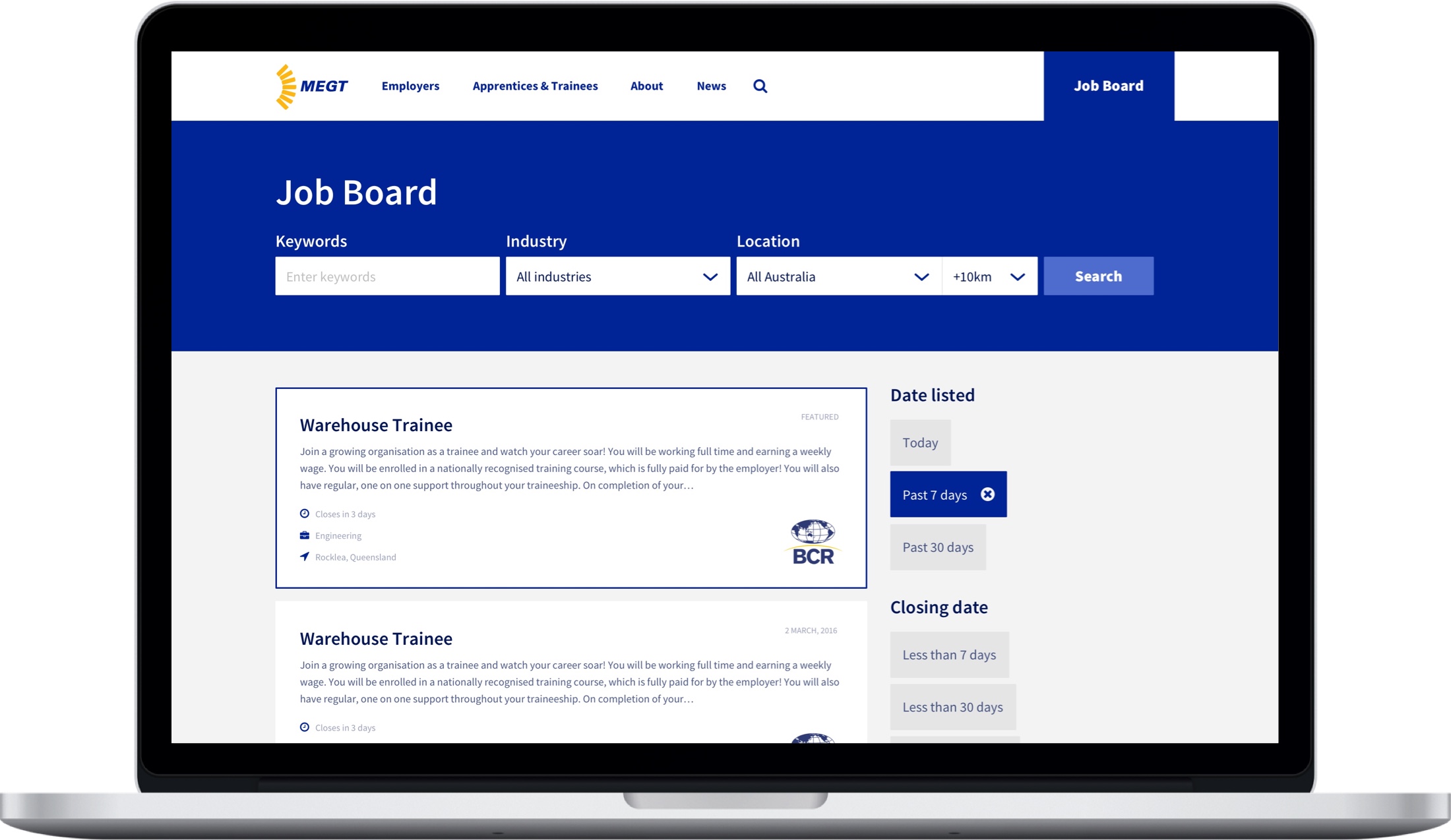 Bliss Digital Agency - MEGT - Not-for-profit Drupal 8 Development Melbourne
