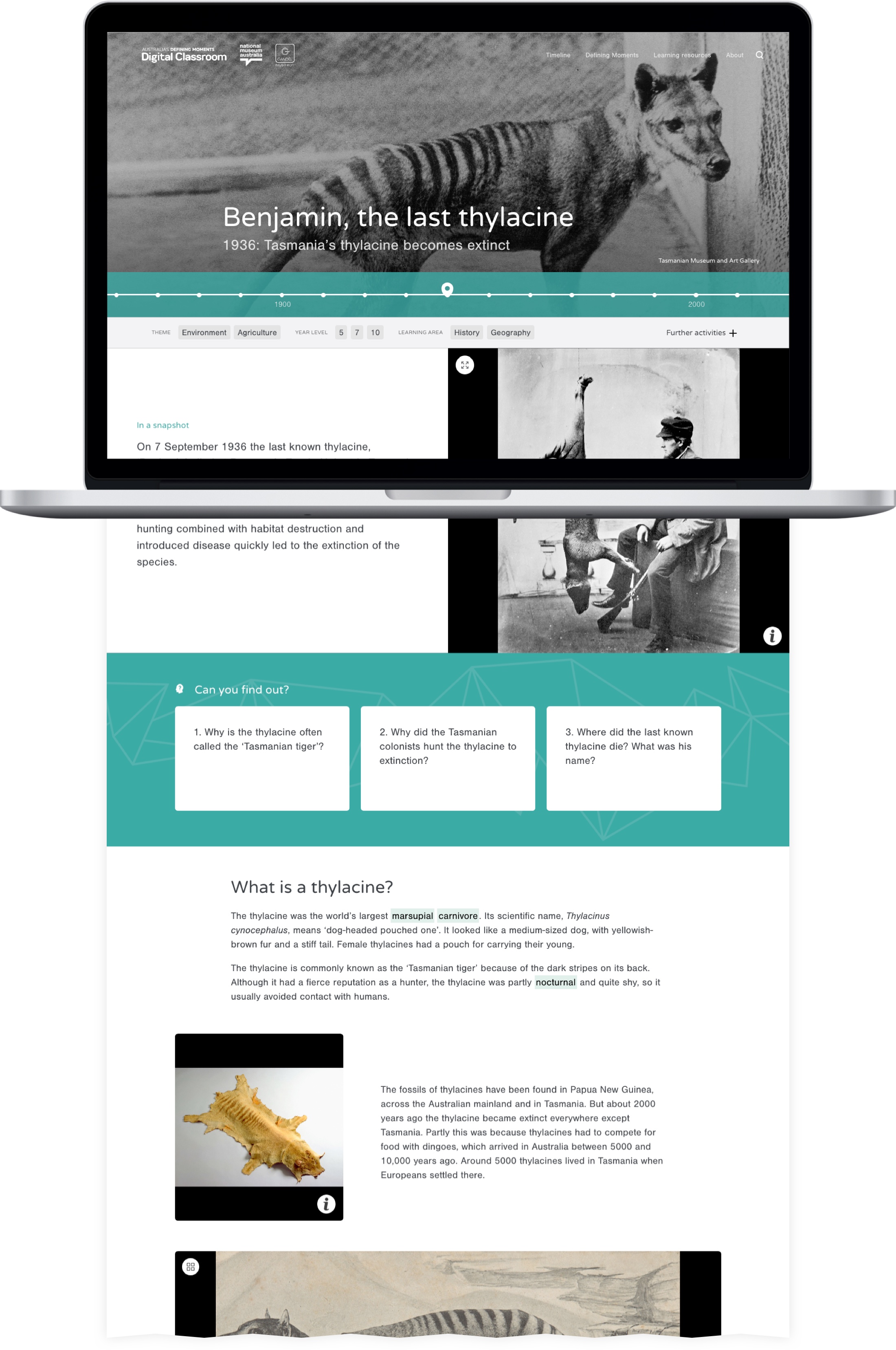 Bliss Digital Agency - National Museum of Australia - Defining Moments ...