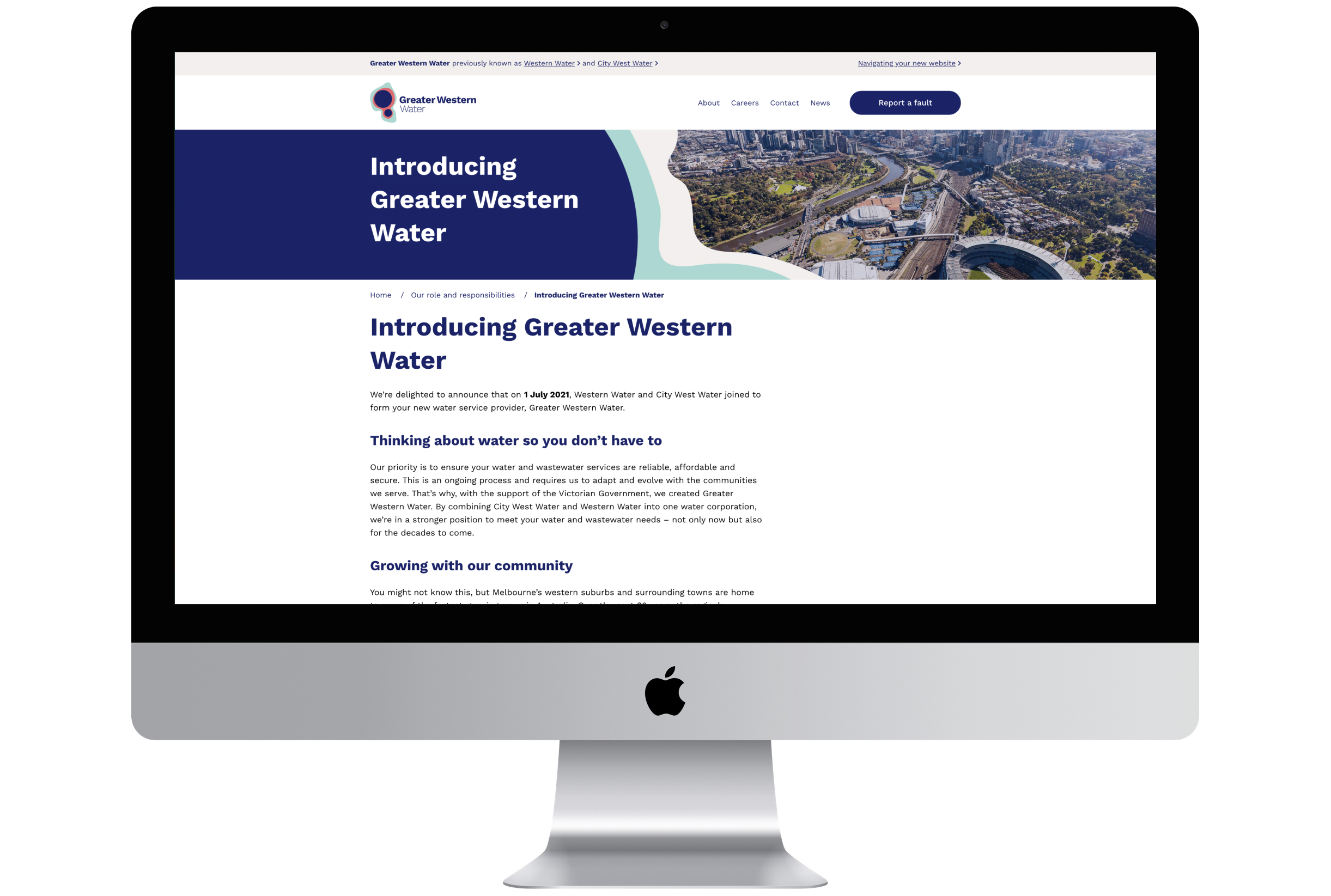 Bliss Digital Agency - Greater Western Water - Web Design - GovCMS ...